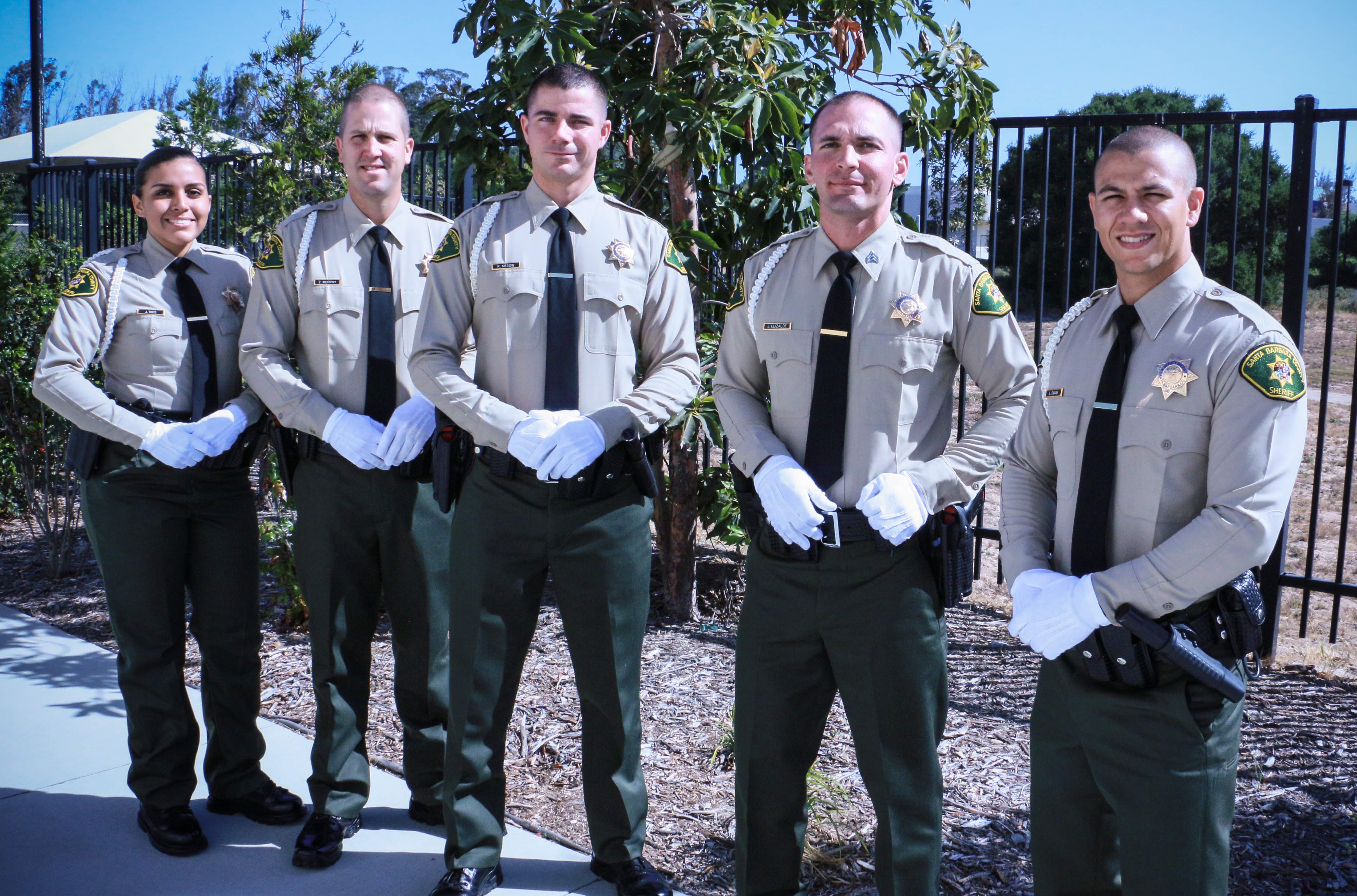 LE Academy Graduates Outside – Santa Barbara County Sheriff's Office